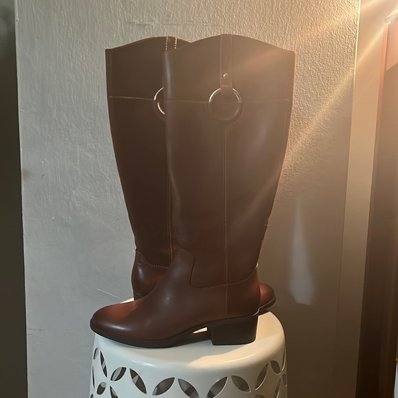 Alfani | Shoes | These Low Heeled Cognac Colored Boots Are Made For ...